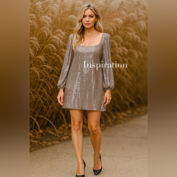 Madison Marcus | Dresses | Madison Marcus Silk 0 Mini Or Top Taupe ...